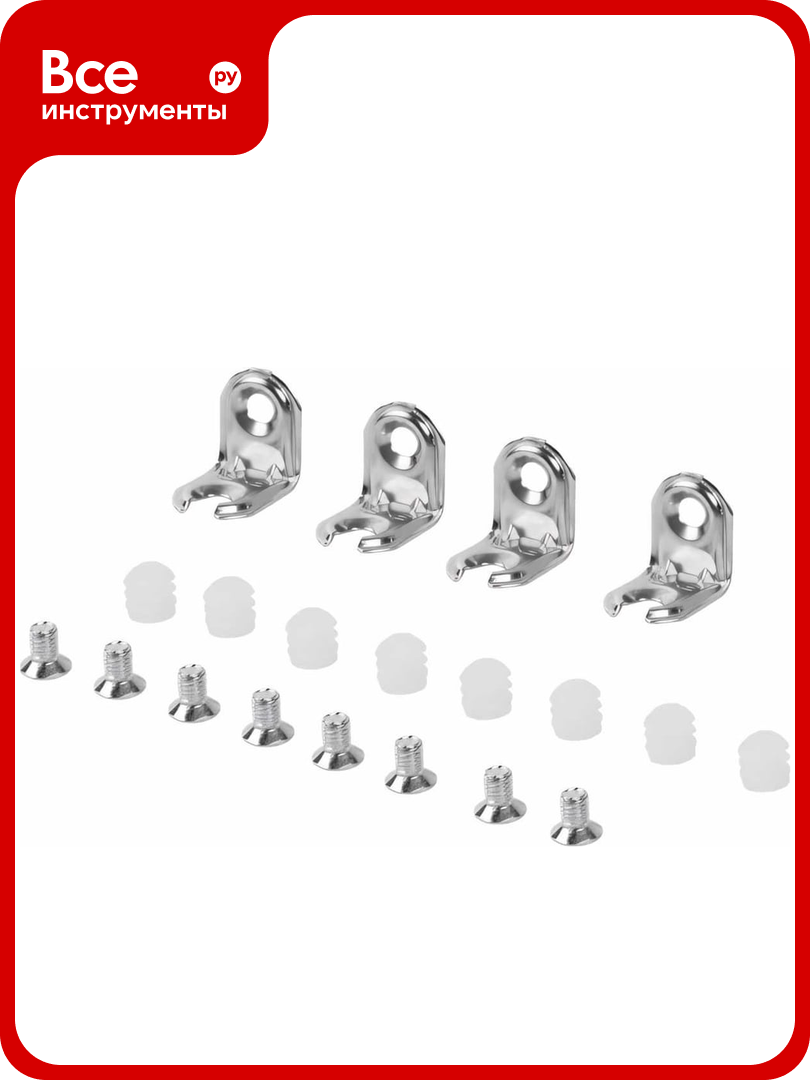 Стяжка Левша 2-16Д винт, цинк, 4 шт. У8-8499. Ц