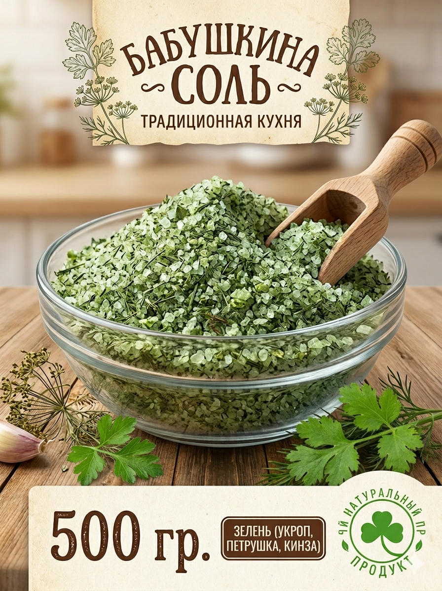 Бабушкина соль (500 гр)