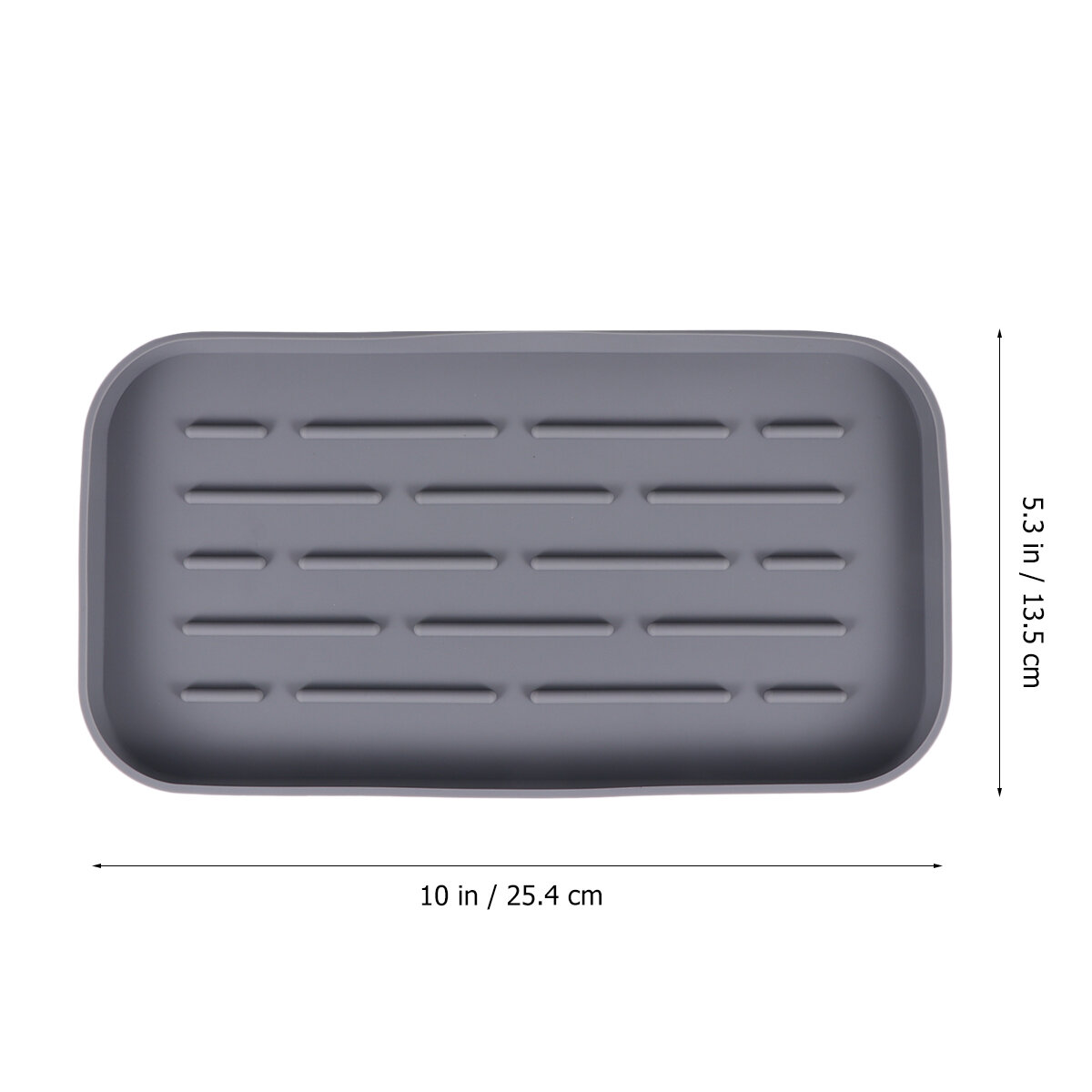 Подставка Из Силикона Для Посуды Простая И Удобная 25.4*13.5*1.8 Cm