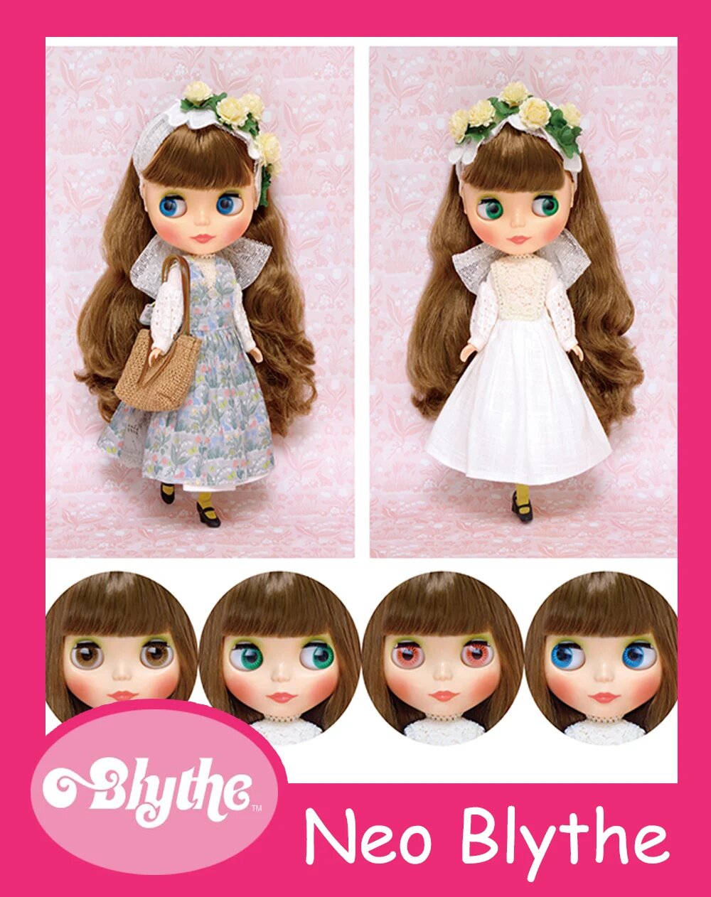 Neo Blythe Blue Rabbit кукла с коробкой