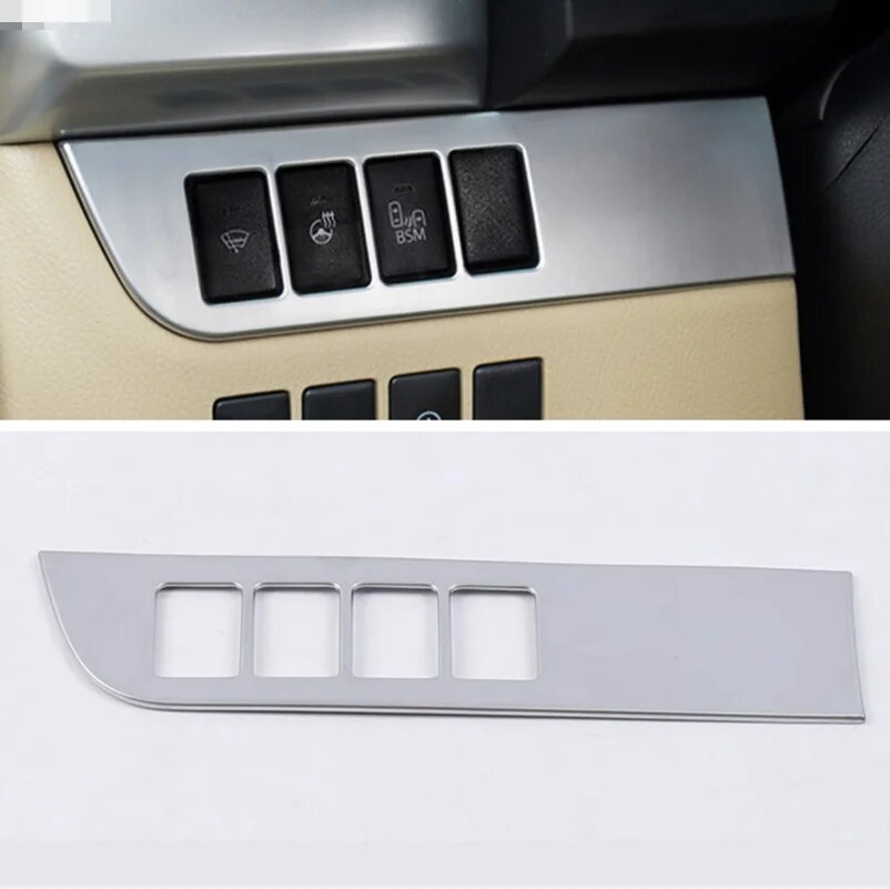 Накладка на панель кнопок Toyota Highlander Kluger 2014-2019, Цвет: 2
