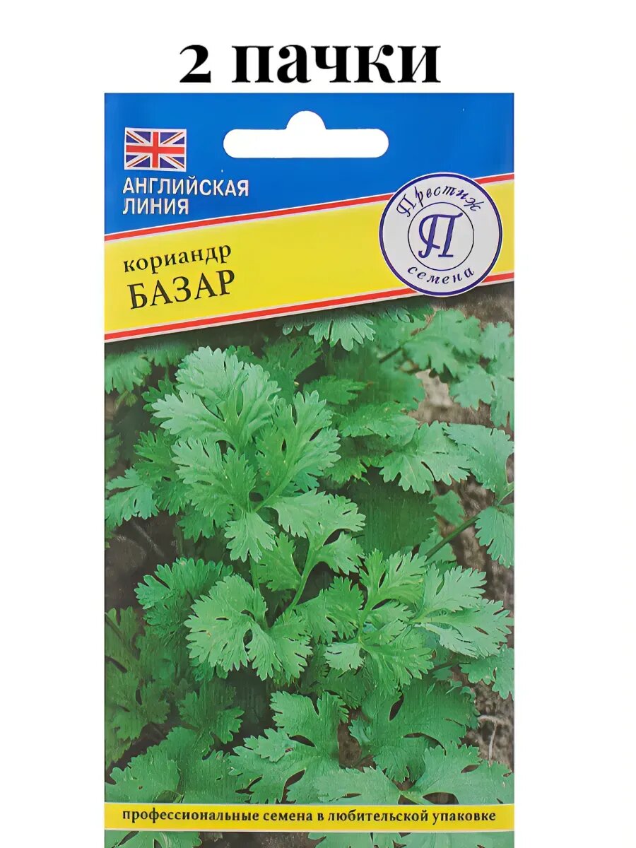 Семена Кориандр Базар (2 упаковки)