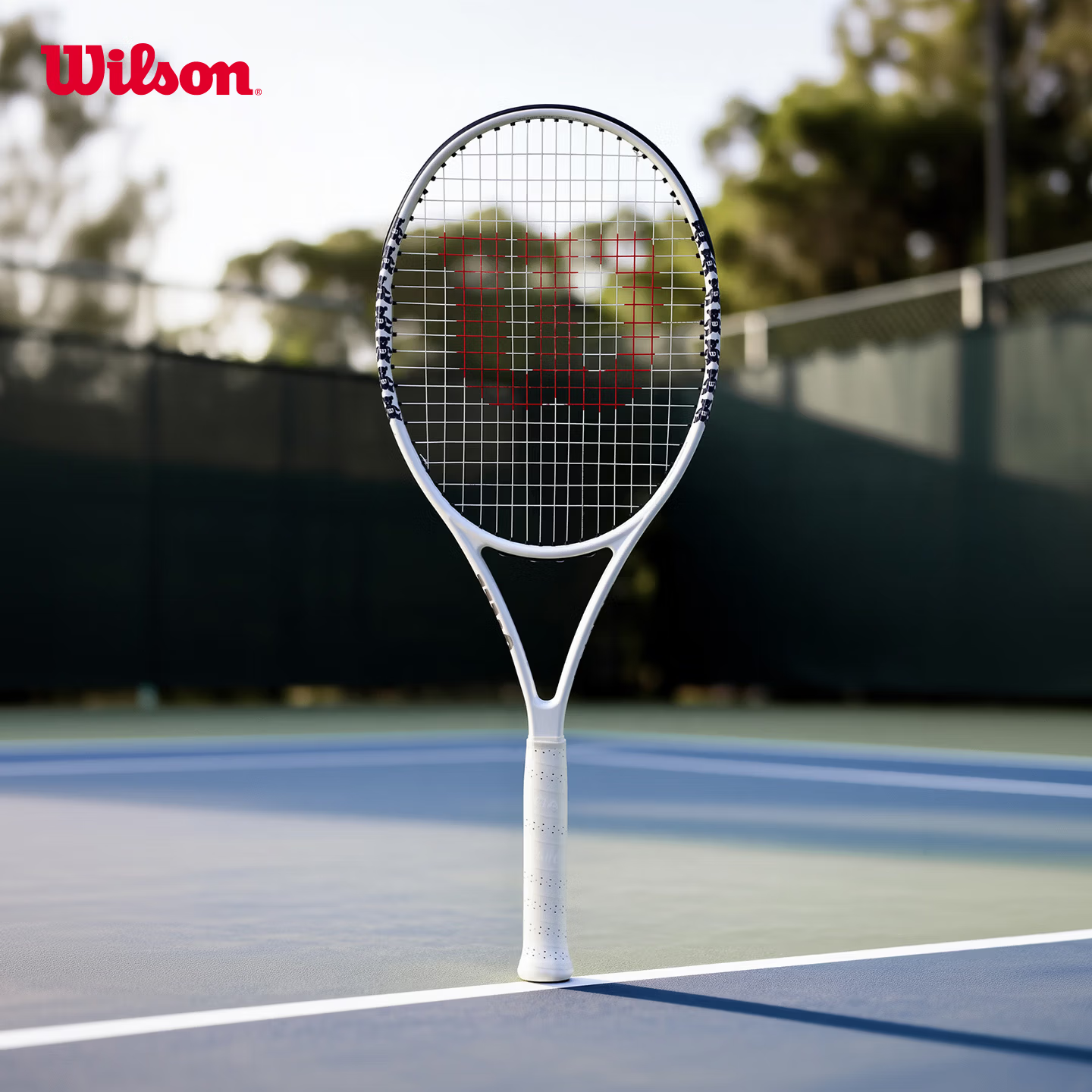 Теннисная ракетка Wilson ELITE COMP TNS RKT WH 2, 103 кв. д, 285г, (Ручка 2, со струнами)