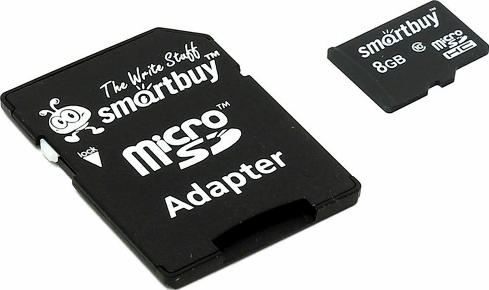 Карта памяти Micro SDHC 8GB Class 10 SmartBuy SB8GBSDCL10-01