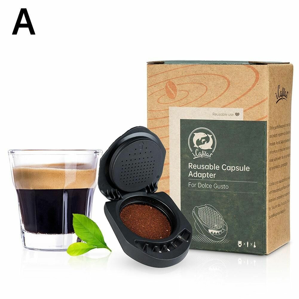 Многоразовый адаптер для капсул для преобразования капсул для кофе Dolce Gusto, совместимый с фильтрами для кофе Genio S, Piccolo Machine
