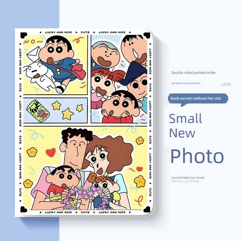 Чехол для Samsung Galaxy Tab S10+ (A9, A8) с отсеком для стилуса, для планшетов A7, S9+, Crayon Shin-chan, S8, S7+
