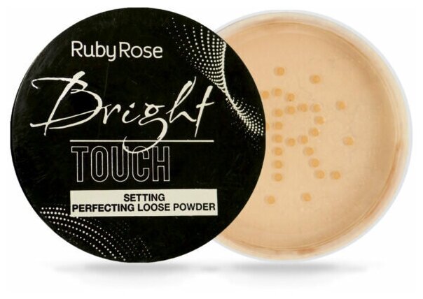 Ruby Rose Рассыпчатая пудра Bright Touch темный нейтральный номер 4