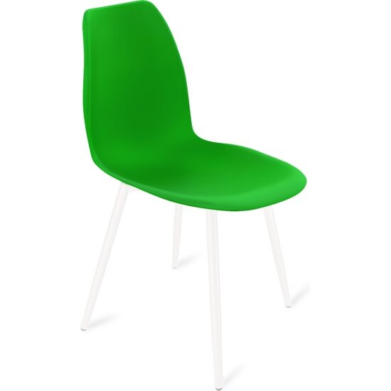 Стул Sheffilton SHT ST29/S95-1 зеленый ral6018/белый муар