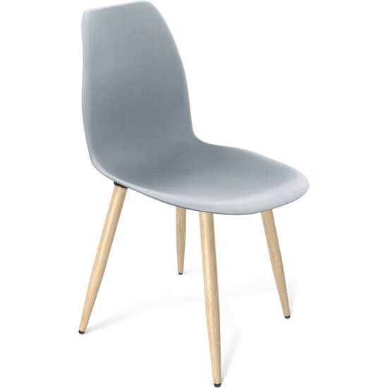 Стул Sheffilton SHT ST29/S95-W серый ral 7040/прозрачный лак