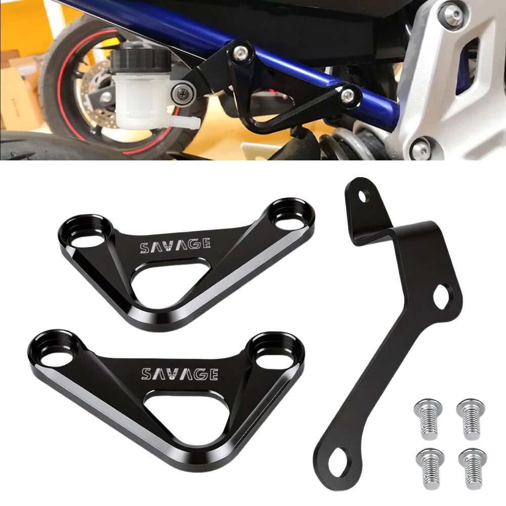 Заглушки задних подножек MT07 для мотоциклов YAMAHA MT-07 Y-AMT FZ-07 MT 07 2014-2026, гоночные крюковые подножки, педали