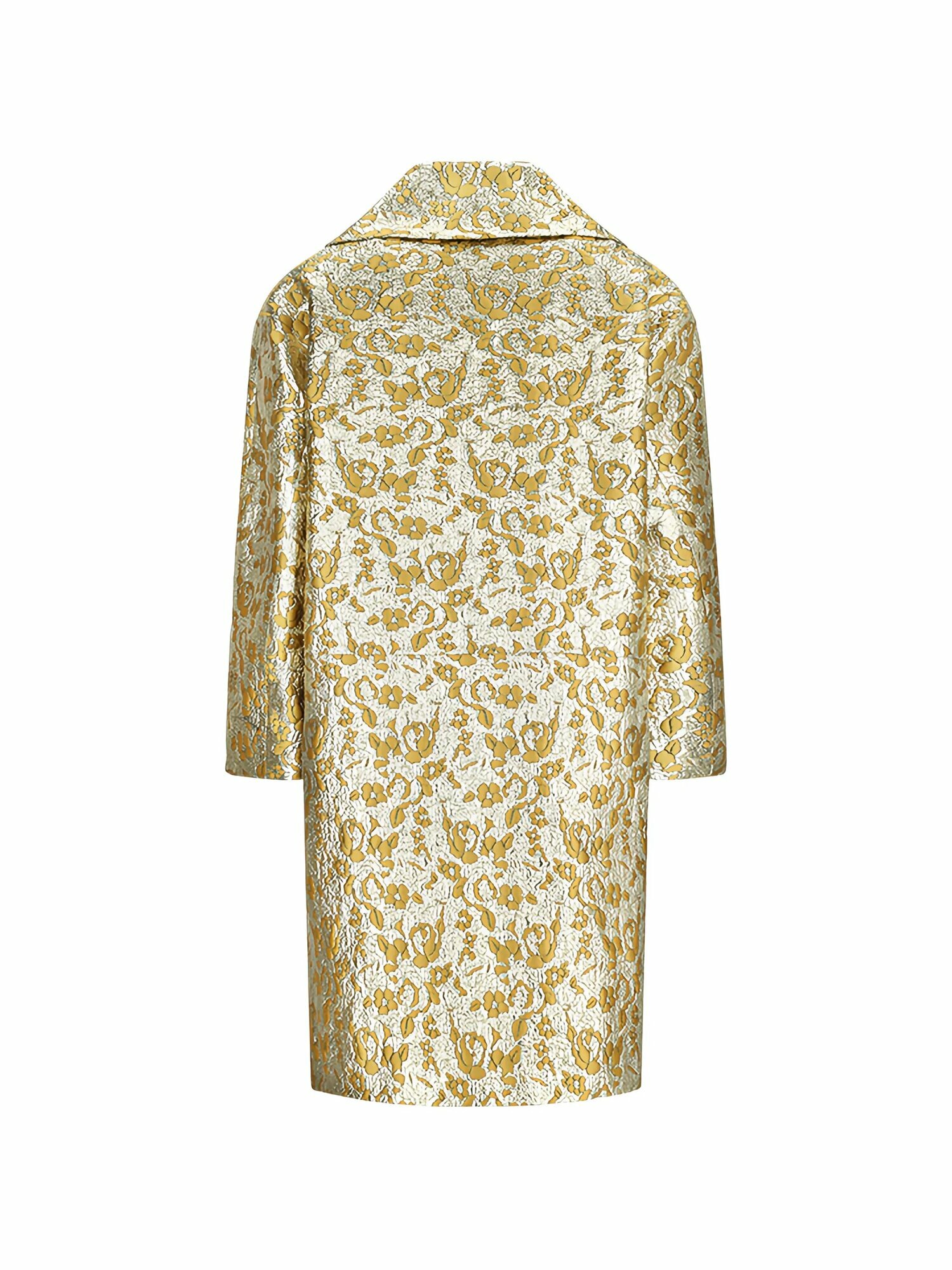 Пальто Des Phemmes Cocoon coat, размер 44, gold — фото 1