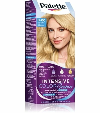 Краска для волос Schwarzkopf Palette Intensive Color Creme, оттенок 0-00 E20 Super Blond, 1 шт