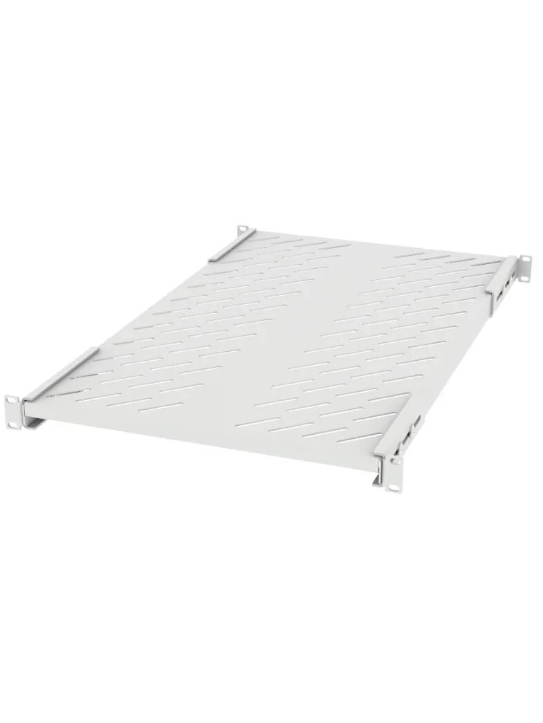 Полка стационарная Filum FL-RSHR-1U-750-GY 19" усиленная, 1U, перфорированная
