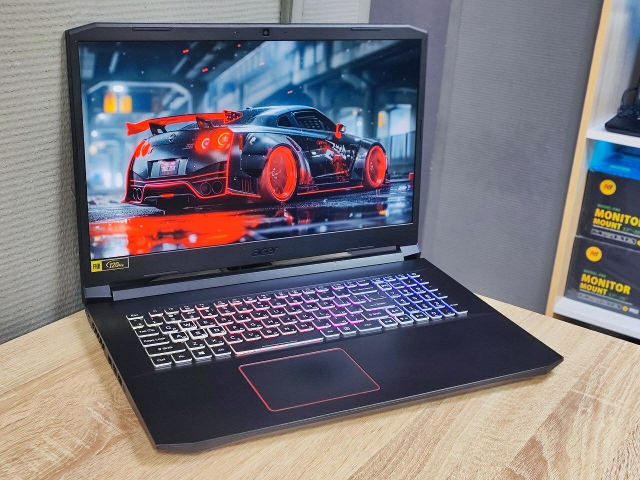 Ноутбук Acer Nitro 5 AN517-52-59PB\17.3"\120Гц\IPS\Intel Core i5-10300H\RTX 3060\32ГБ ОЗУ\512ГБ ССД\Windows 10 + Office