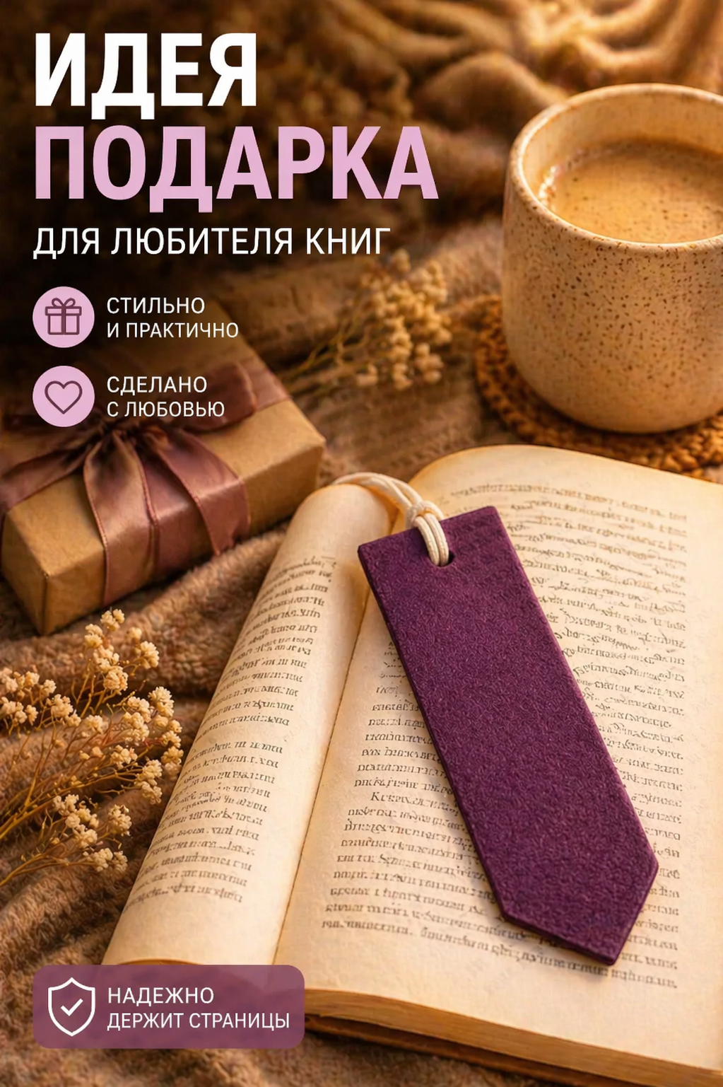 Закладки из натуральной кожи для книг, универсальный подарок для мужчин и женщин, любителей чтения