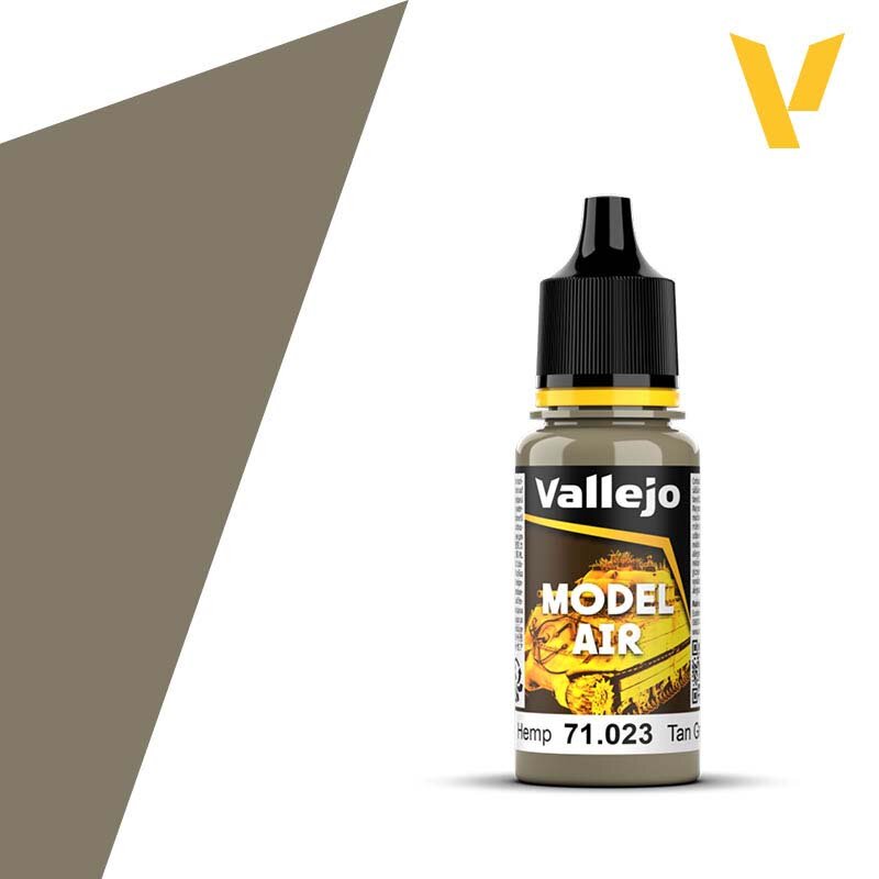 Краска Vallejo Model Air: Khaki Brown 71.024 акриловая 17 мл для аэрографа
