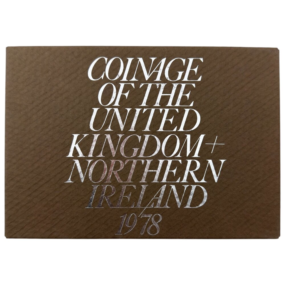 Великобритания, набор 1/2, 1, 2, 5, 10, 50 пенсов "Coinage of Britain & Northern Ireland" 1978 г.