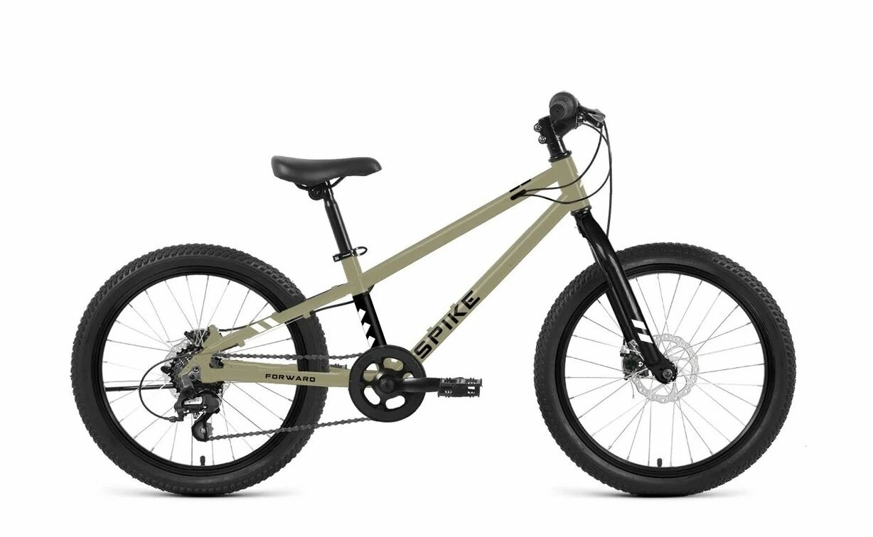 Велосипед FORWARD SPIKE CX 24, колесо 24", рост 11', сезон 2025-2026, серо-коричневый