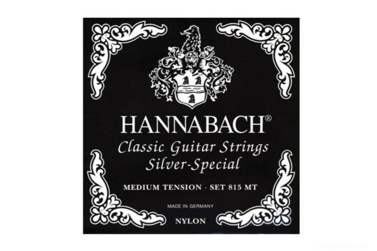 Hannabach 815 Profi Pack Medium Tension Silver Special струны для классической гитары