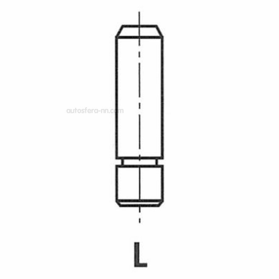 FRECCIA G11634 Втулка клапана ГРМ направляющая Citroen, Peugeot, DS 1.2 13-, Opel (выпуск)