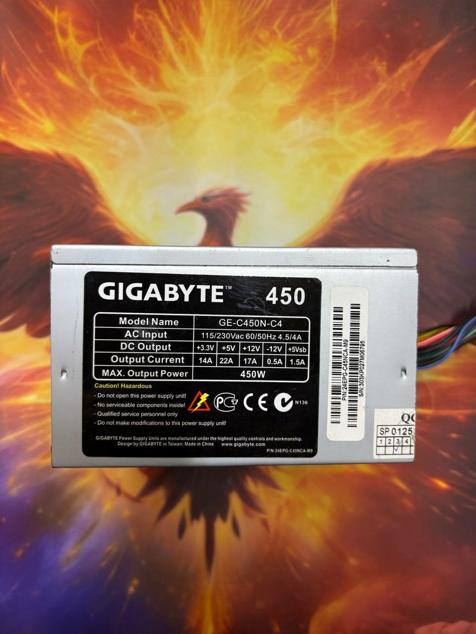 Блок питания 450W GIGABYTE GE-C450N-C4