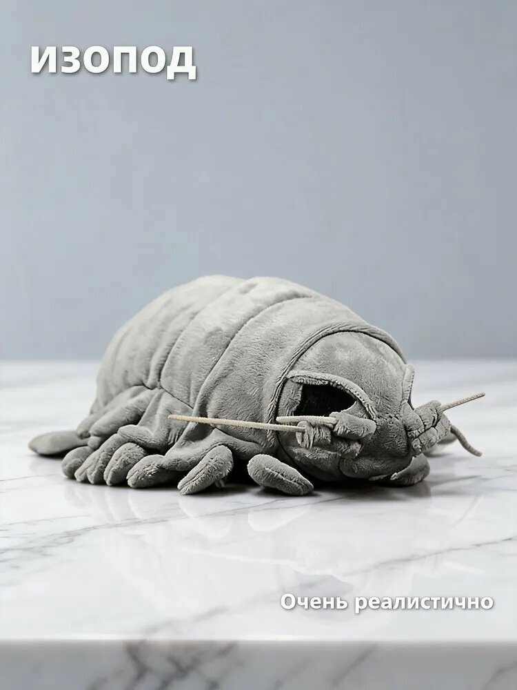 Мягкая игрушка Изопод (Isopod), 30 см, реалистичная
