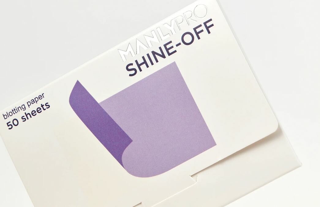Матирующие салфетки Manly PRO "SHINE-OFF", для лица, 50 штук