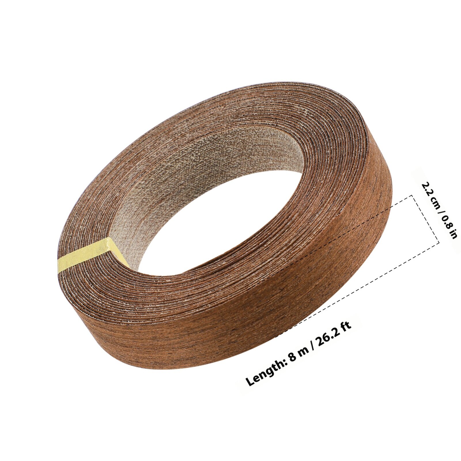 Лента Для Облицовки Мебели Из Дерева Один Рулон 800.00X2.20X0.50Cm Коричневый