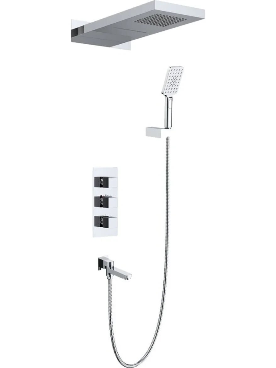 Душевой комплект Timo Petruma SX-5079/00SM С внутренней частью, хром