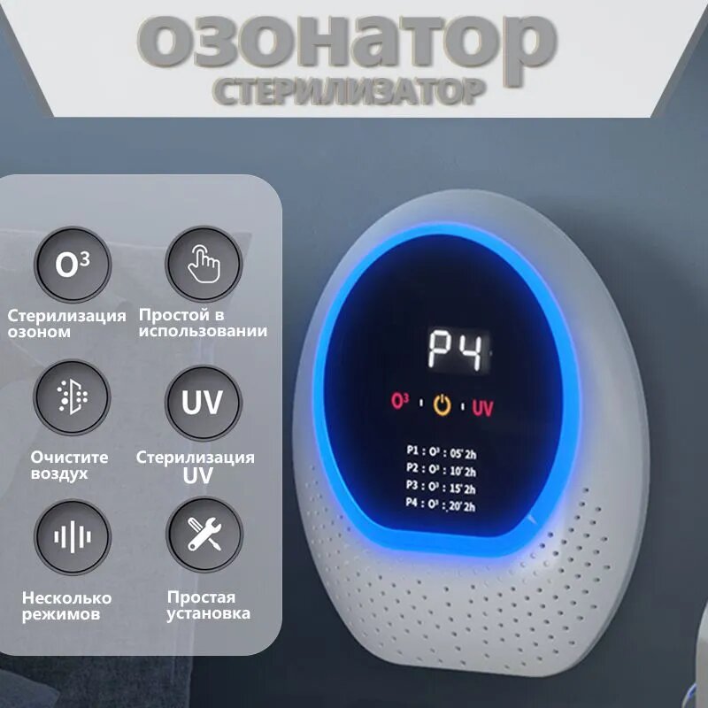Озонатор Озонатор, очиститель воздуха для дома, офиса, авто с пультом управления