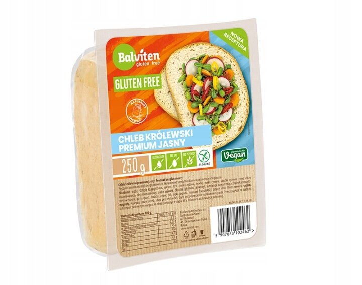 Легкий хлеб Balviten Royal Light Bread PREMIUM 3 шт x 250г