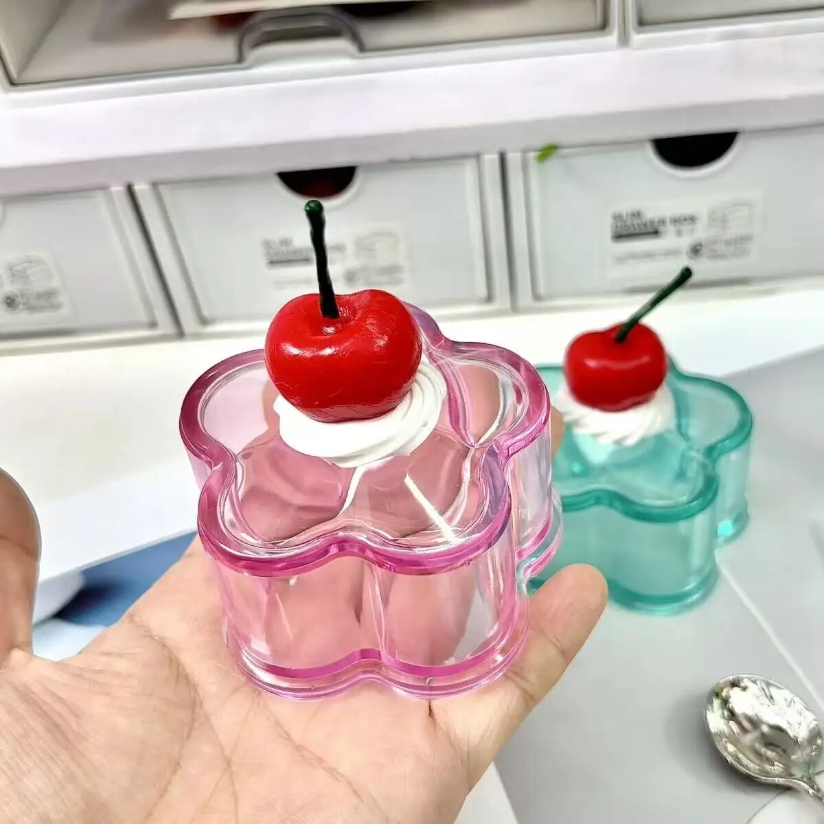 Ящик для хранения Showa Caramel Pudding, pink style
