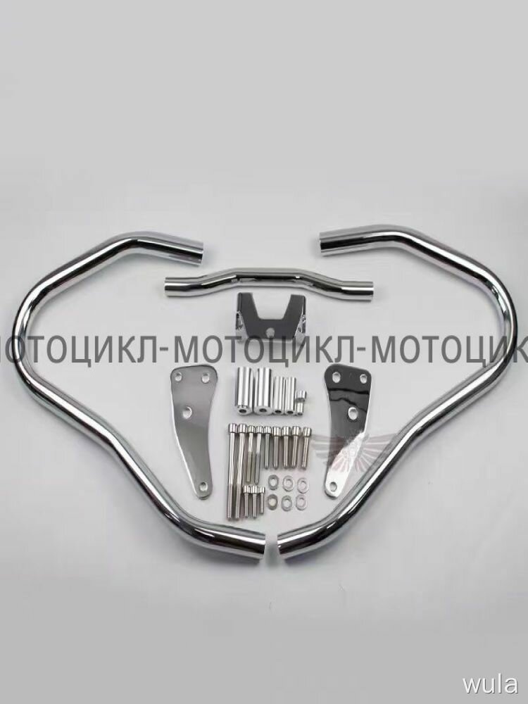 Бампер двигателя мотоцикла Юпитер для BMW R18 2020-2023 хромированный черный комплект крепежа защита