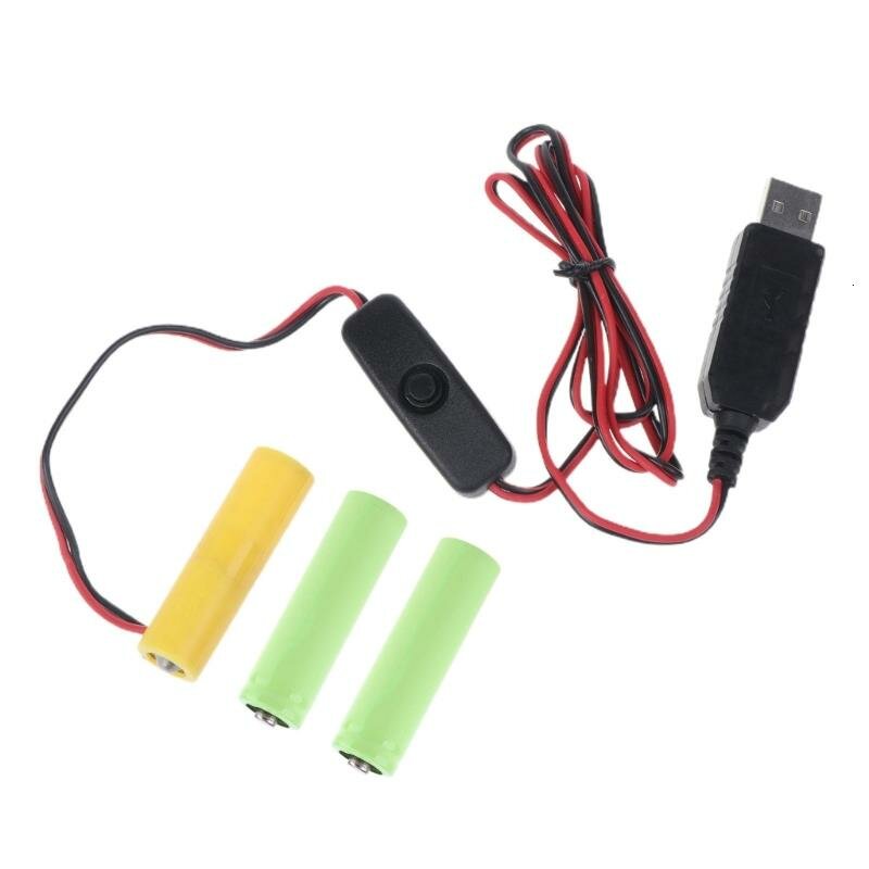 USB-преобразователь питания вместо 3x батарей AA