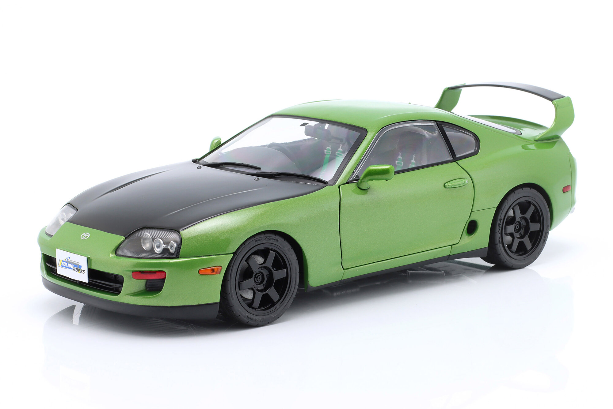 Модель коллекционная SOLIDO Toyota supra MK4 1993 green metallic/black / тойота супра зеленый