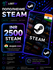 Подарочная карта Steam Индия 2500 INR | Steam Wallet TRY | Пополнение индийского...