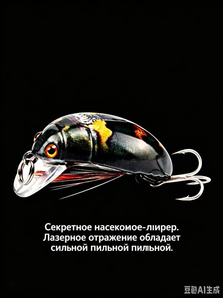 Плавающий воблер миноу размером 3,8 см, вес 4 г, искусственная приманка в форме жука-короеда для спиннинга, рыболовная снасть