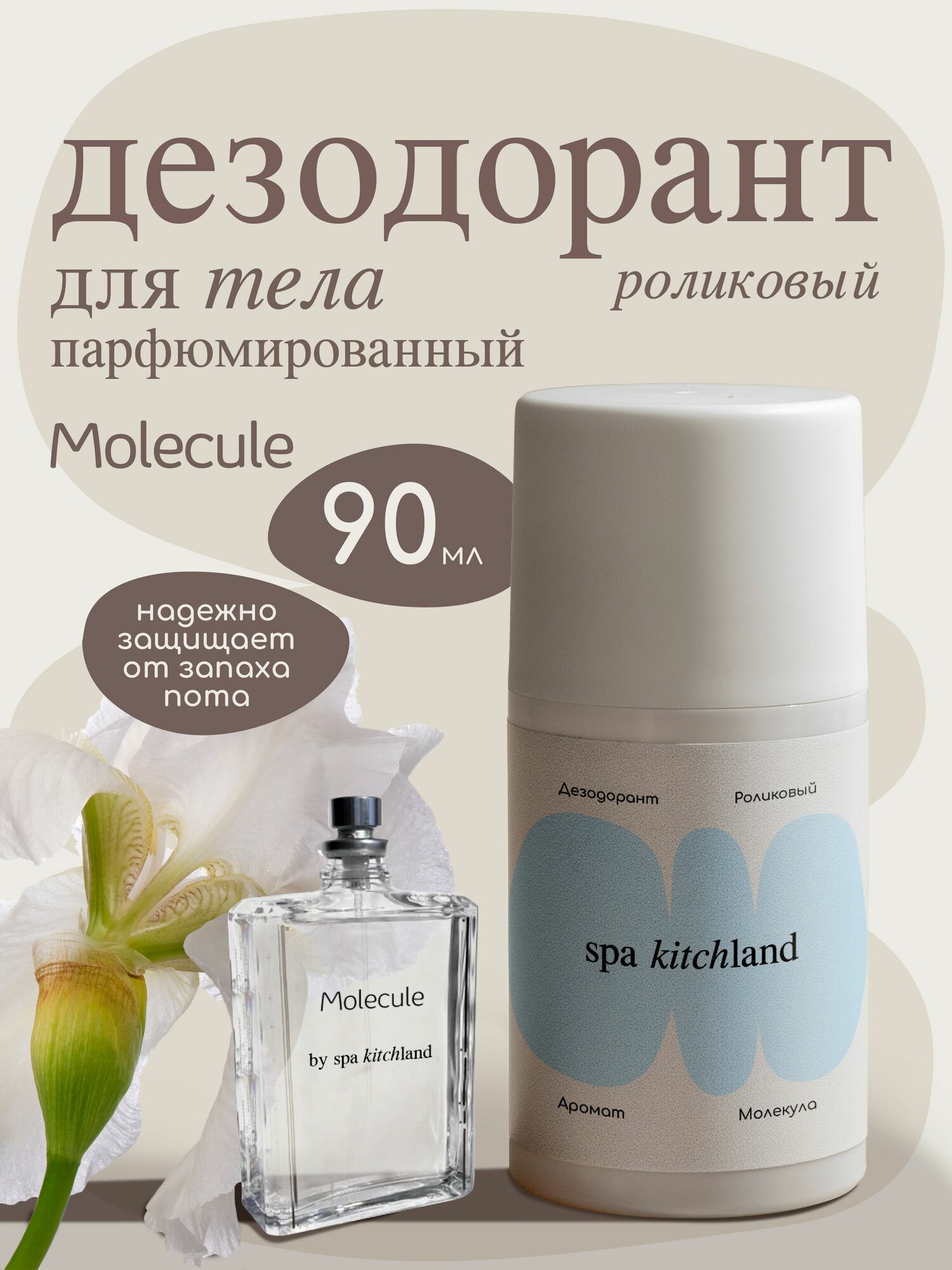 Дезодорант парфюмированный женский Molecule для тела