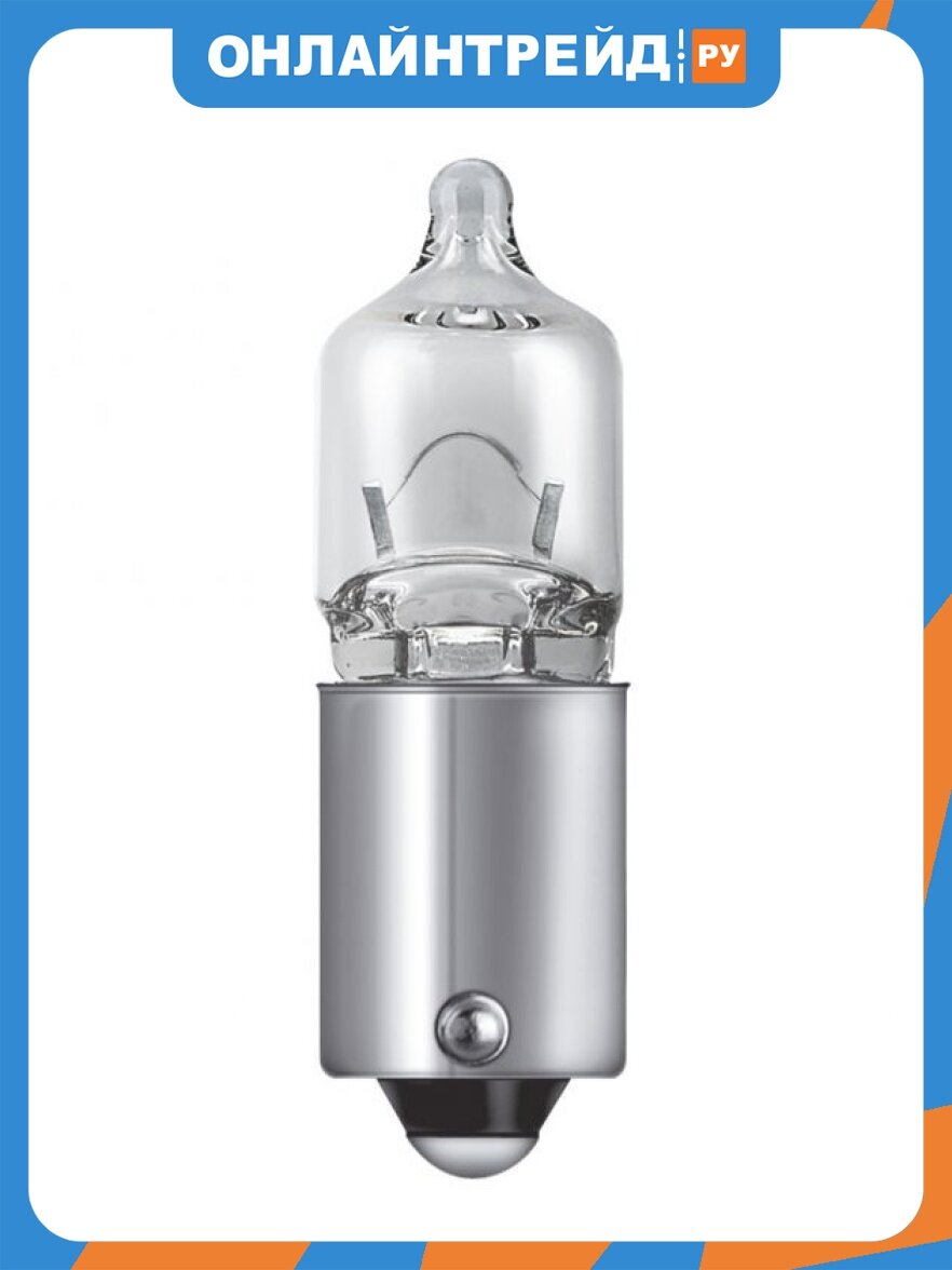 Лампа автомобильная Osram Original Miniwatt T10W (BA9s) 12V, 1шт, 64113