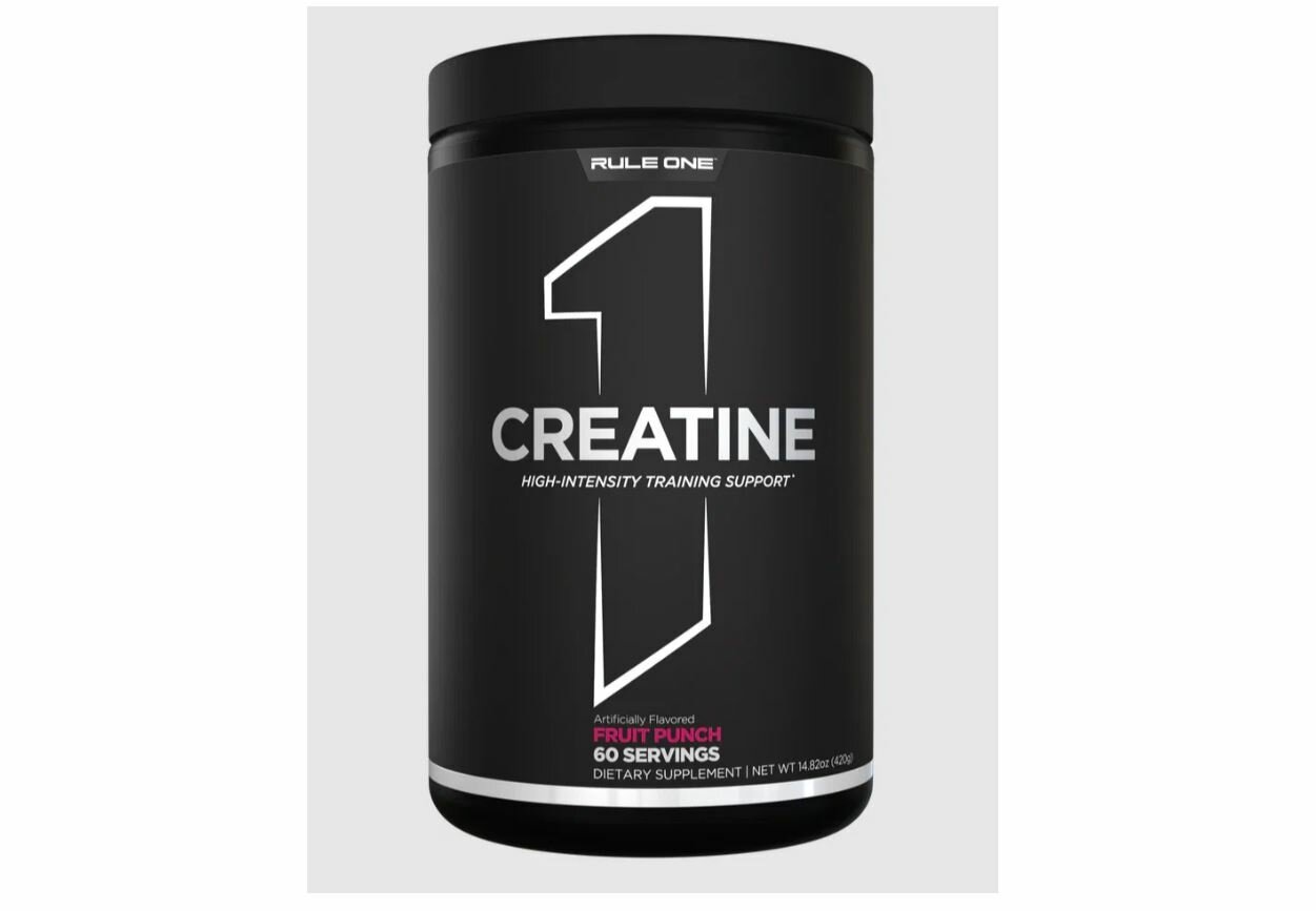 Rule One (R1), Creatine monohydrate, Креатин моногидрат, 60 порций, 420 гр. Фруктовый пунш