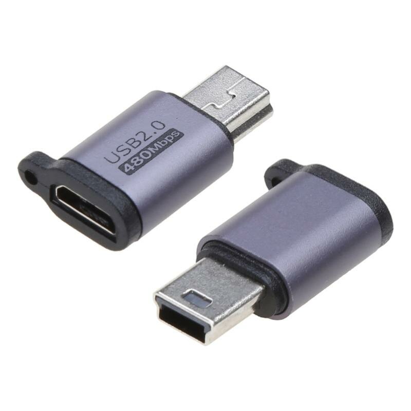 Адаптер Micro USB на USB-C, От Micro до Mini USB