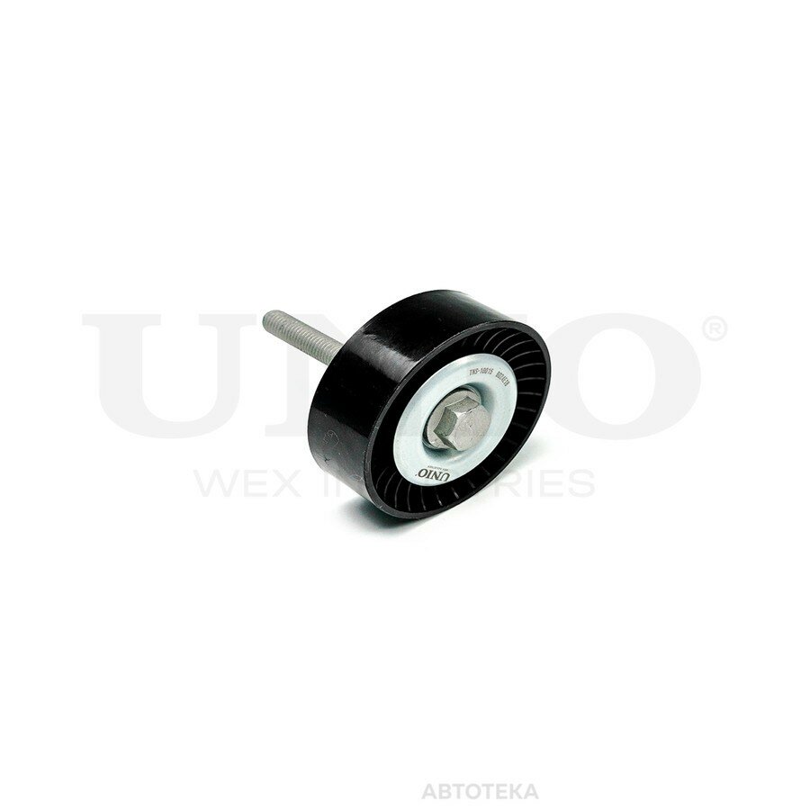Ролик направляющий приводного ремня UNIO TNS10015 VW Polo IV, V 02-, Passat B6, B7 05-, Skoda Octavia (1Z3,1Z5) 04-