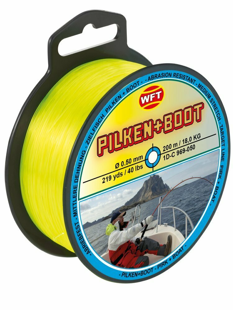 Леска моно. WFT Zielfisch BOOT (крупный хищник) 200/050