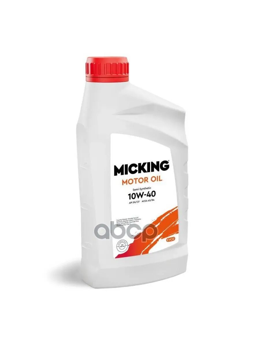 MICKING Micking Motor Oil Evo2 10W-40 Sn/Cf A3/B4 S/S 1Л.