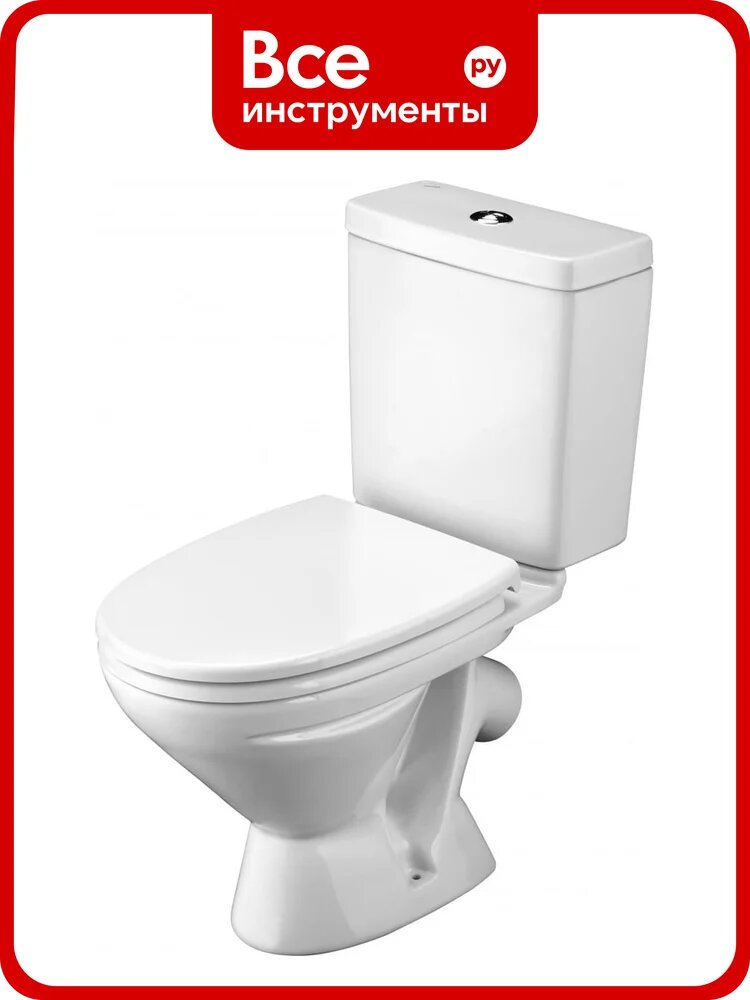 Унитаз-компакт Santek "Лига" эконом: 2-режима, PP 1. WH30.2.197 1WH302197