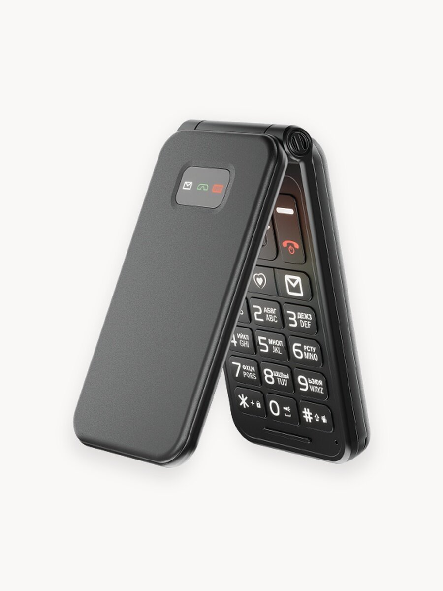 Сотовый телефон Olmio F19 Black, черный