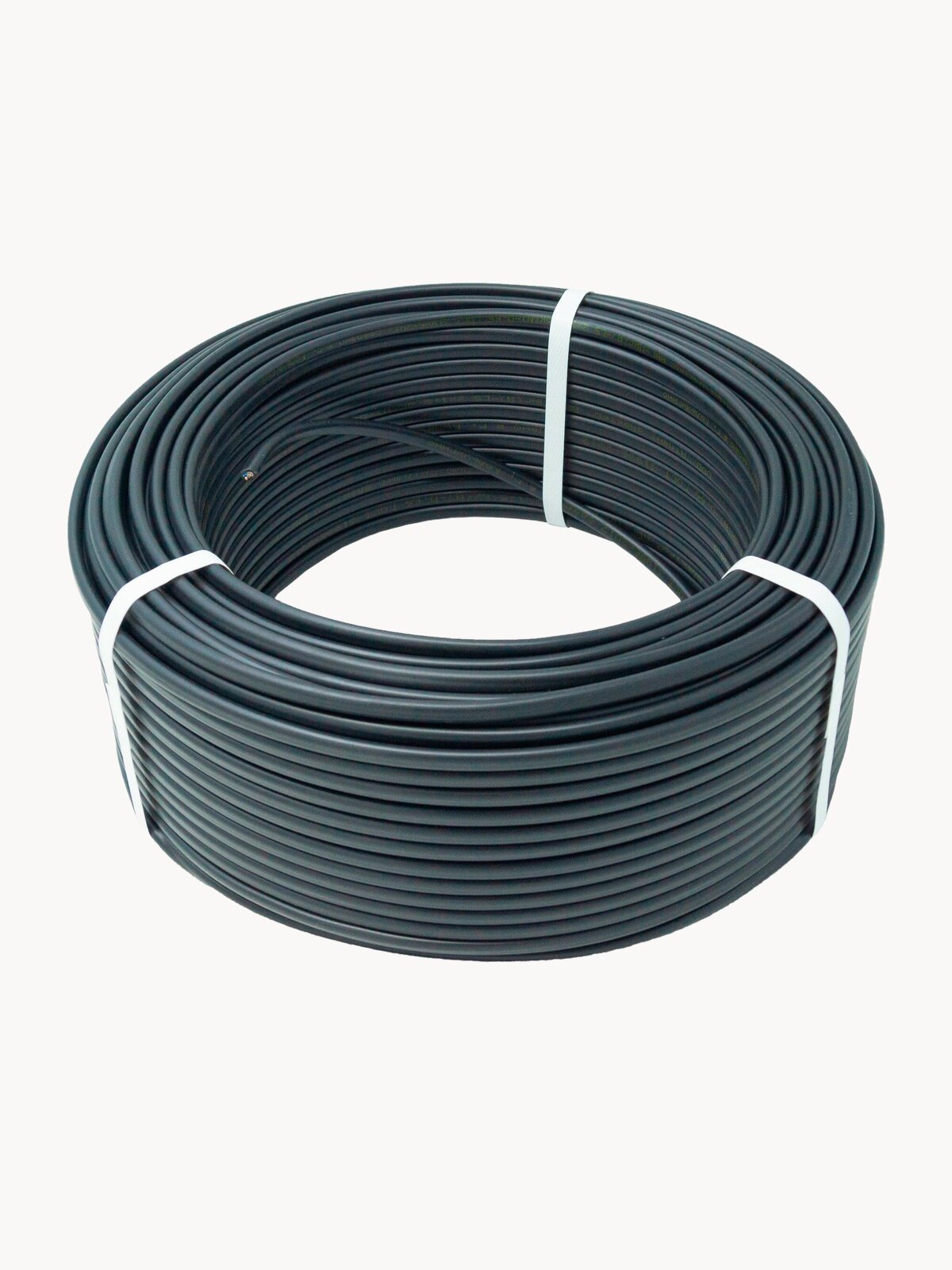 Кабель электрический двухжильный силовой медный ВВГ-Пнг(А)-LS ГОСТ 2*2,5мм2 бухта 100 метров "Наш кабель"