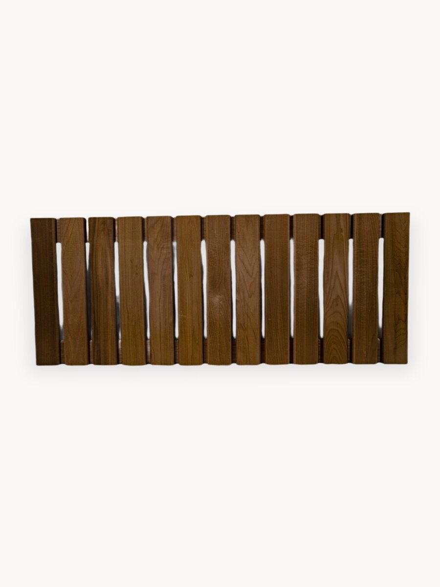 Трапик Решётка на пол для бани, сауны, ванной 100х40см из термо Липы, слань, благопар