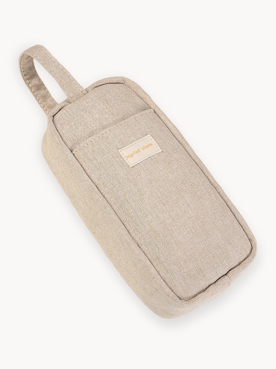 Пенал универсальный Enkel бежевый, для канцелярии, для творчества