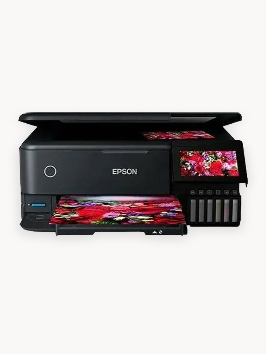 МФУ 3в1 Epson L8160 цветной струйный принтер копир сканер с Wi-Fi для компьютера и ноутбука